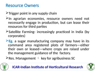 Value Chain of perishable horticultural commodities | PPTX