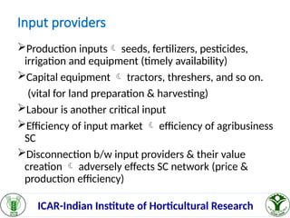 Value Chain of perishable horticultural commodities | PPTX