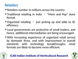 Value Chain of perishable horticultural commodities | PPTX