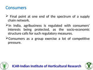 Value Chain of perishable horticultural commodities | PPTX