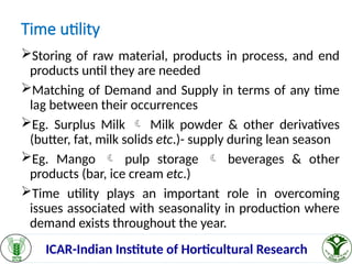 Value Chain of perishable horticultural commodities | PPTX