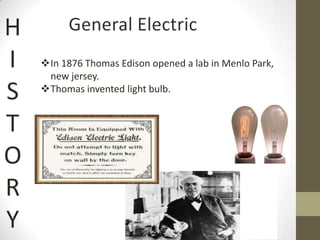 Value chain thru general electric | PPTX
