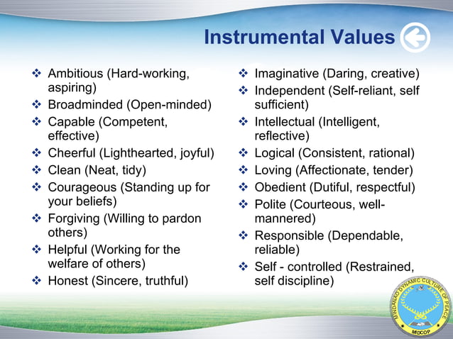 Values Clarification and Re-orientation | PPT
