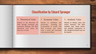 Value classification | PPT