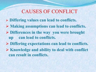 Value conflict and their resolution | PPTX