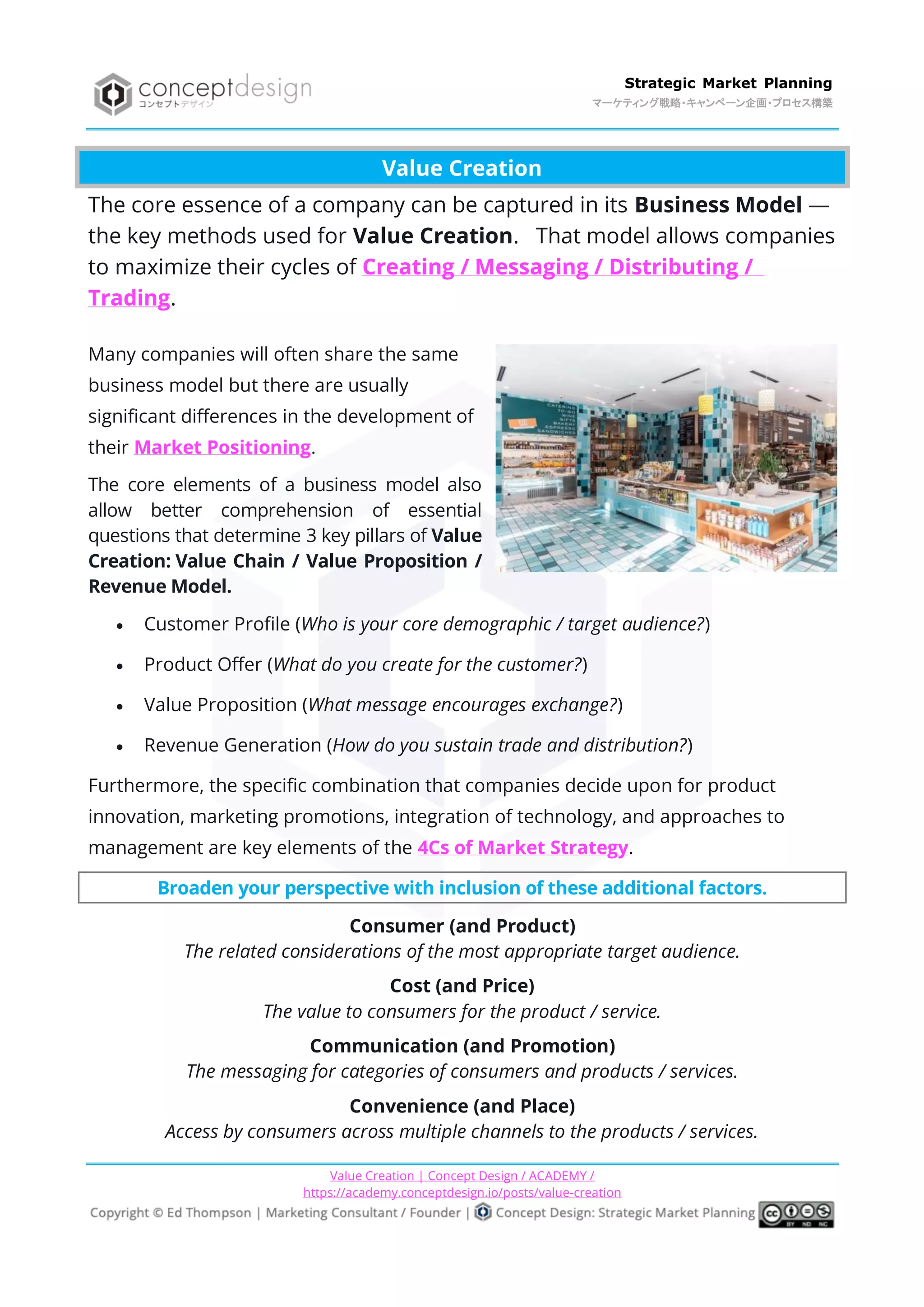 VALUE CREATION (WORKSHEET) | PDF
