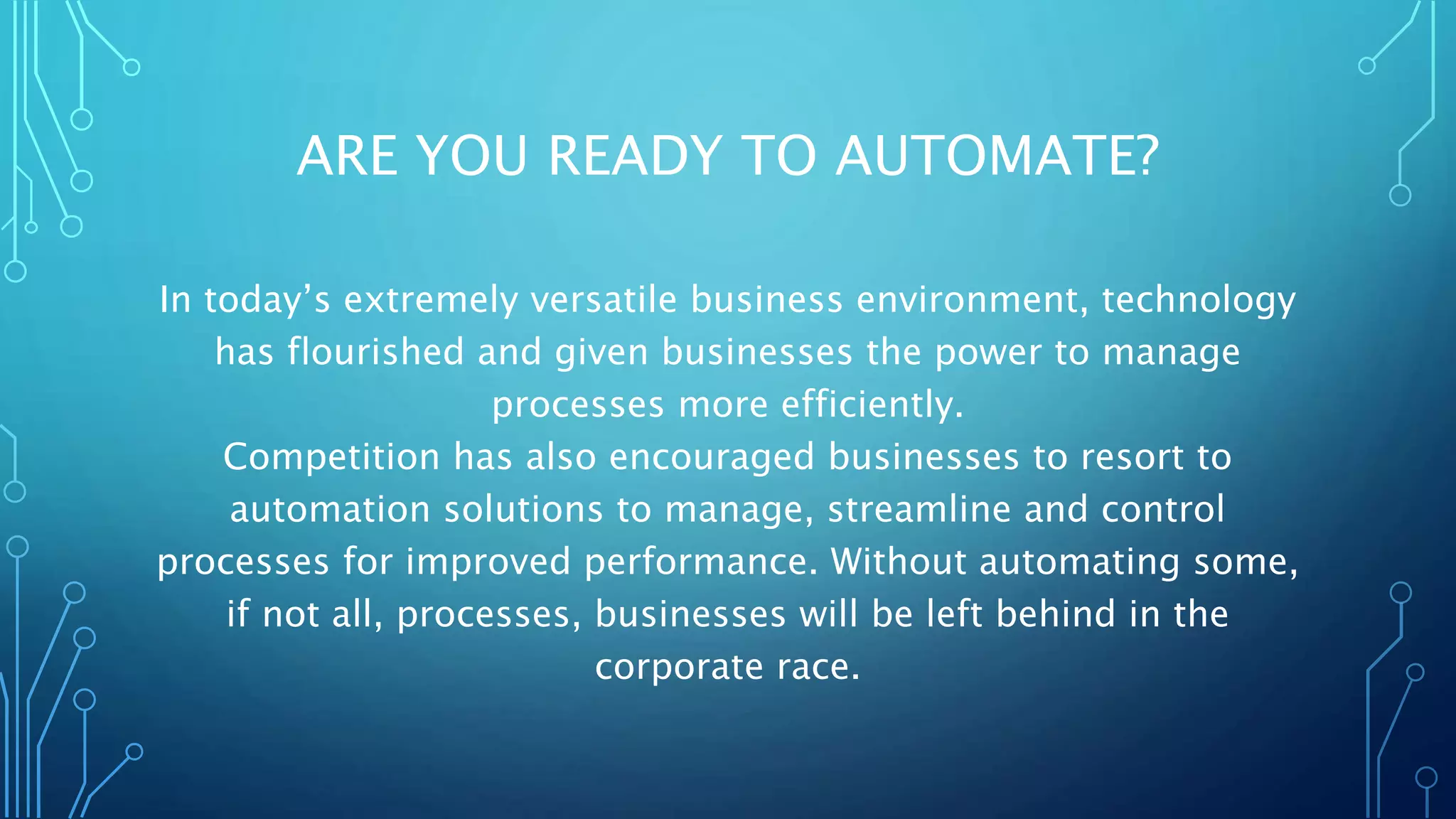 Value Creation Automation | Cordis.us