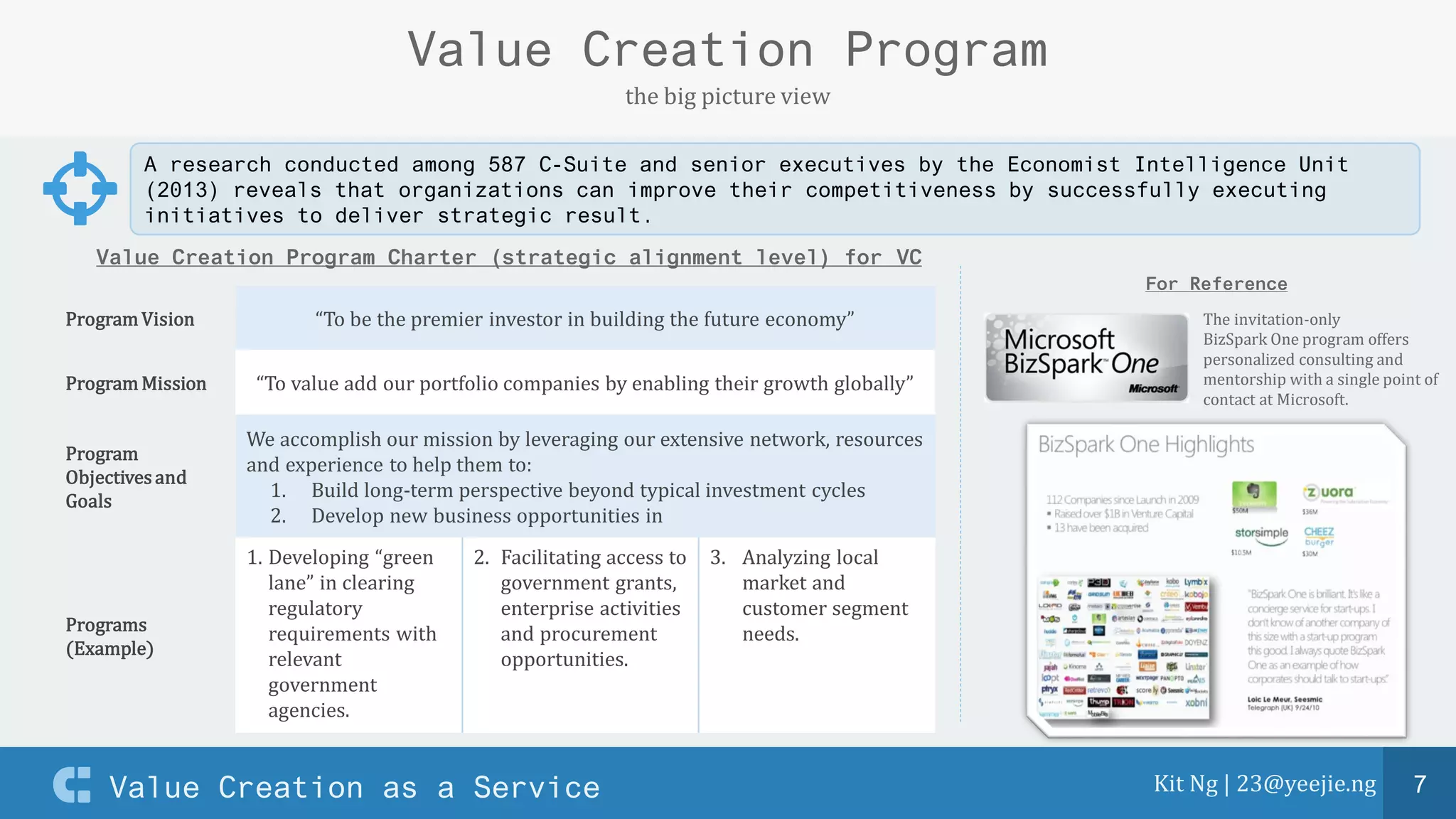 Value Creation Concept and Approach for VC | PDF