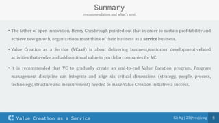Value Creation Concept and Approach for VC | PDF