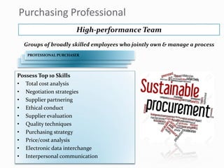 Value creation procurement role in supply chains | PDF