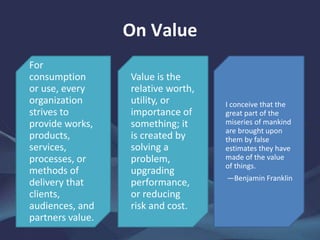 Value Cycles for Development Outcomes | PPTX