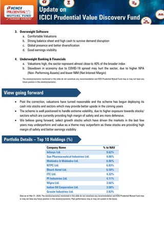 ICICI Prudential - Value Discovery Fund Update | PDF