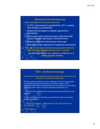 Value Driven Development by Dave Thomas | PDF