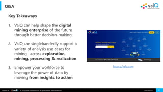 Value driver planning for mining using microsoft power bi webinar | PDF