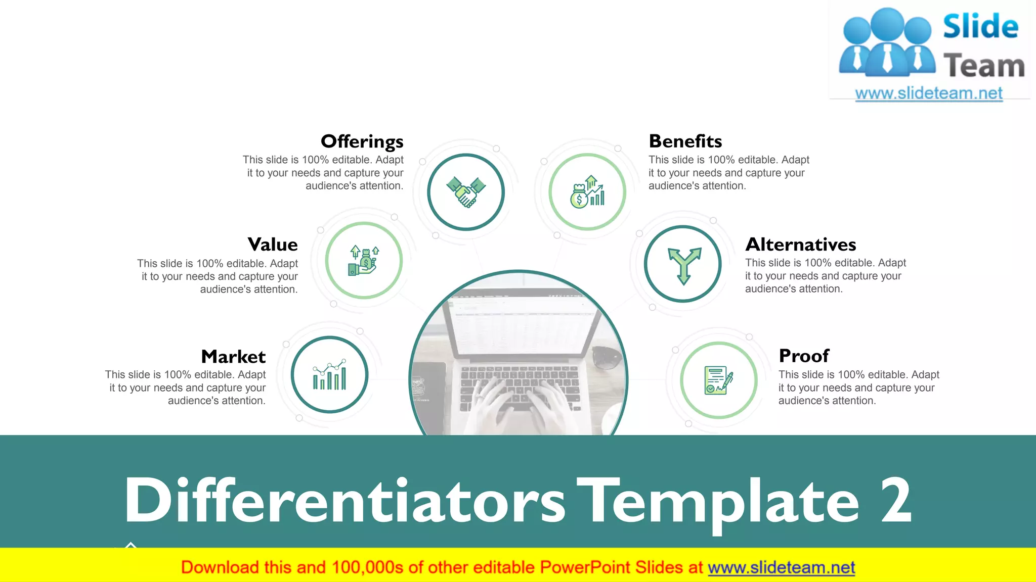 Value Drivers And Key Differentiators PowerPoint Presentation Slides | PDF