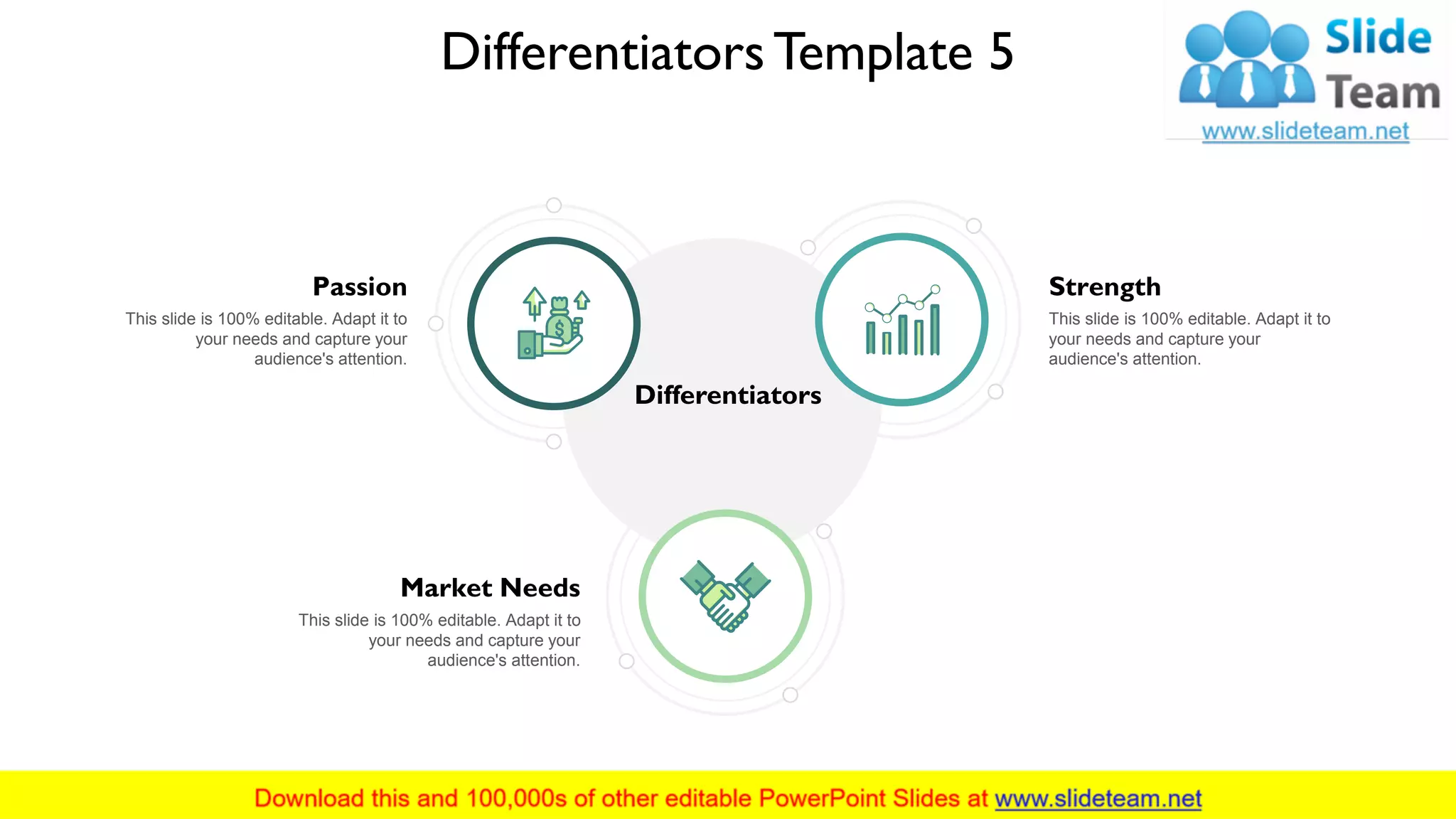 Value Drivers And Key Differentiators PowerPoint Presentation Slides | PDF