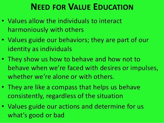 Value Education value-education