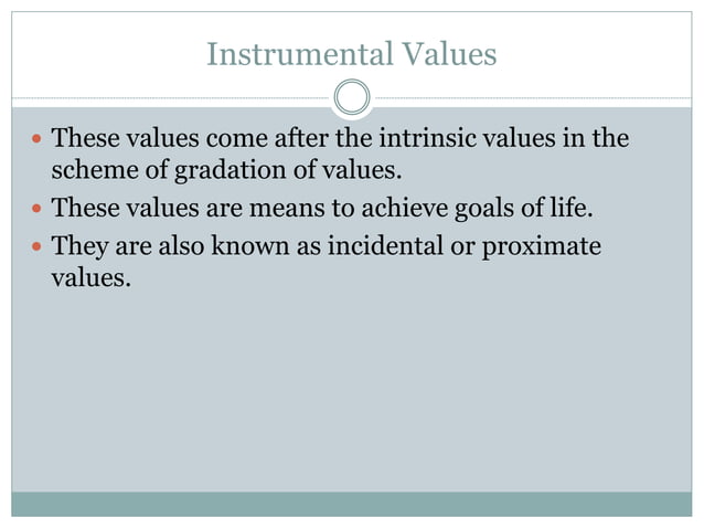 CLASSIFICATION OF VALUES | PPTX
