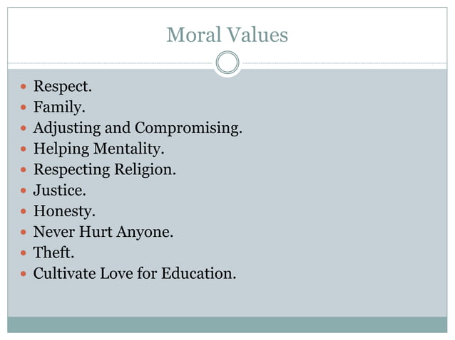 CLASSIFICATION OF VALUES | PPTX