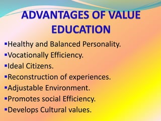 Value education | PPTX
