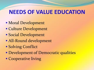 Value education | PPT