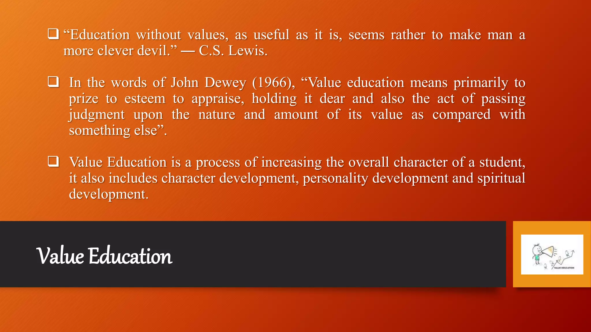 Value education | PPT