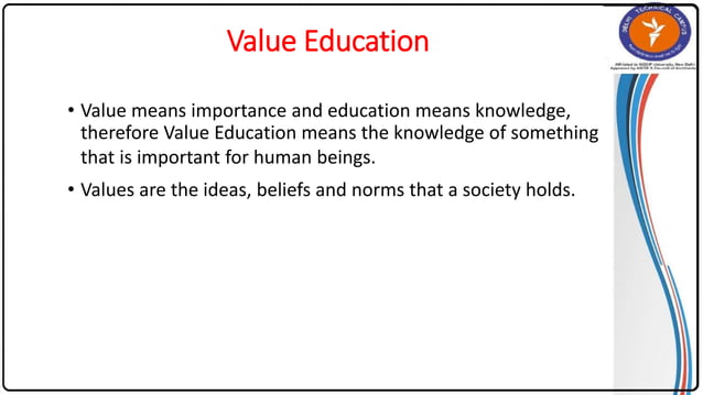 VALUE EDUCATION.ppt | Education