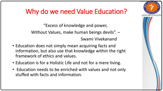 VALUE EDUCATION.ppt | Education