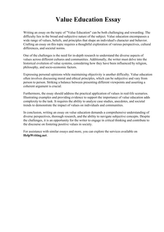 Value Education Essay.pdf