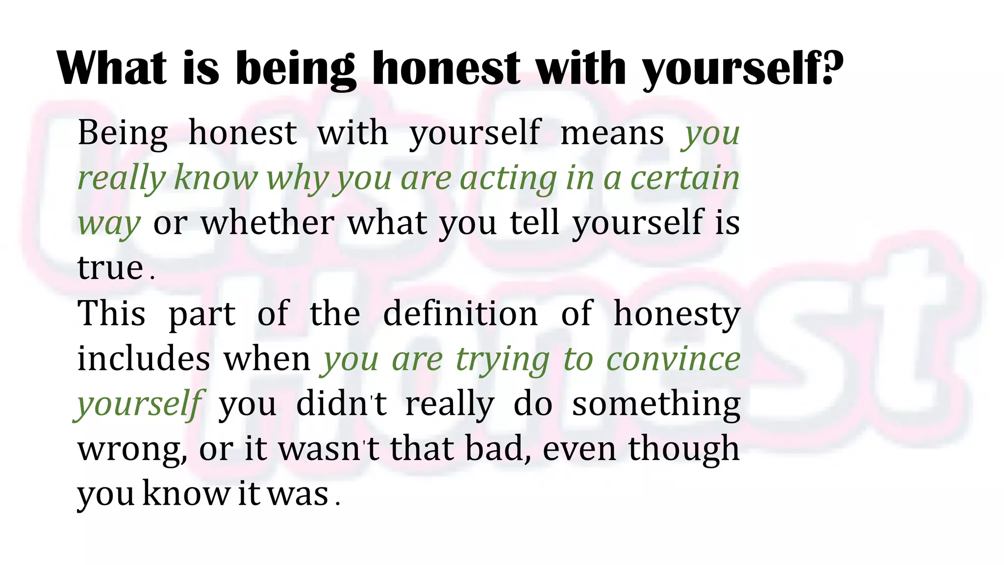 Honesty | PDF