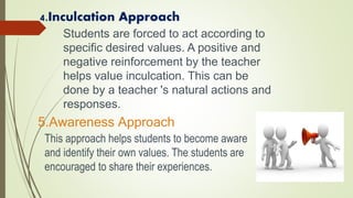 Value education methods and techniques | PPTX