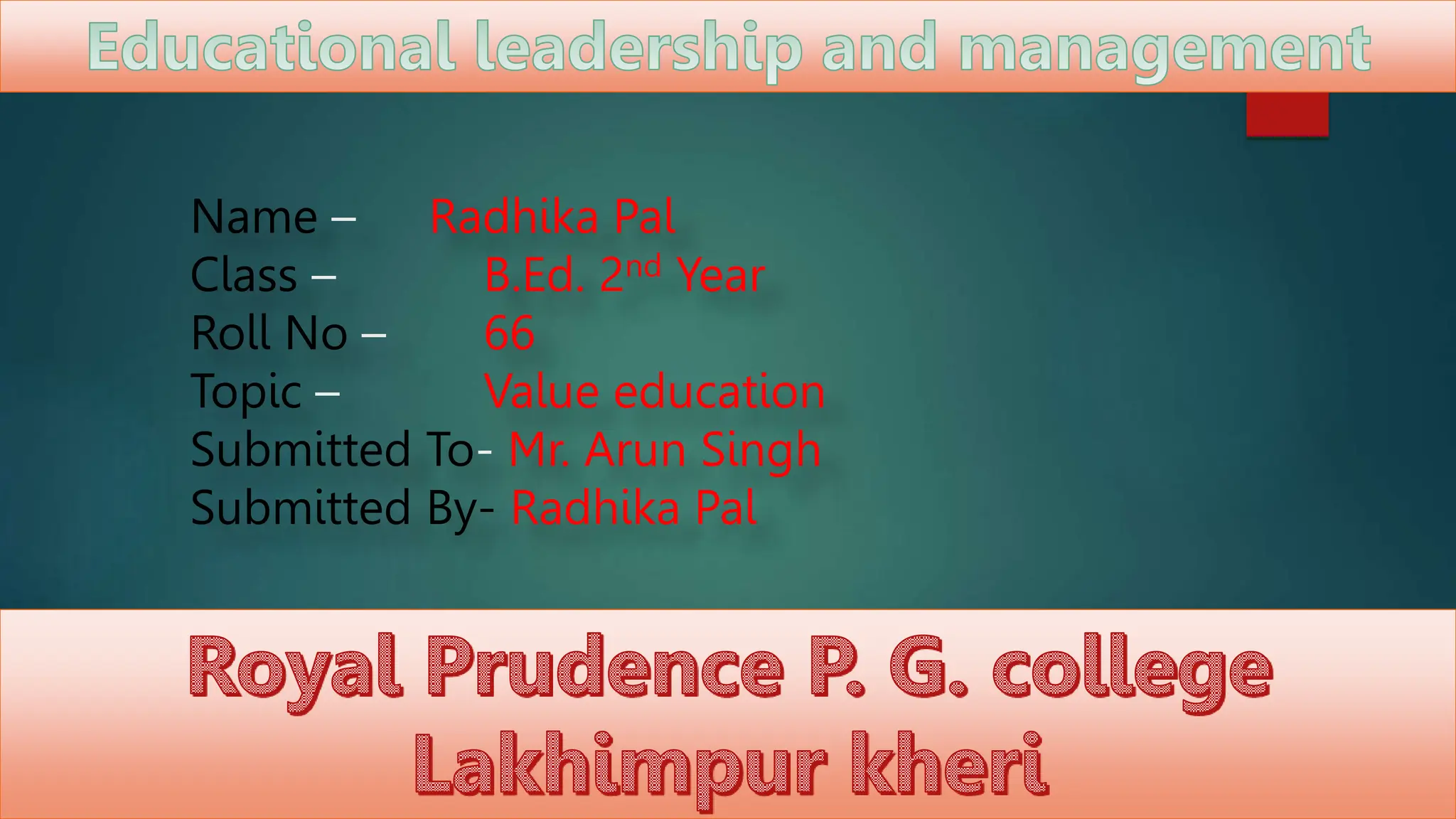 Value Education Ppt For Bed Ppt And Pdf Pptx