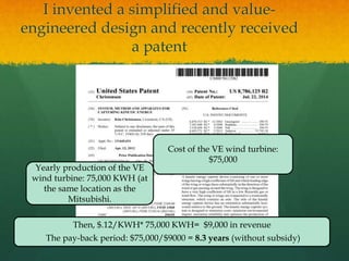 Value engineered wind turbine | PPT