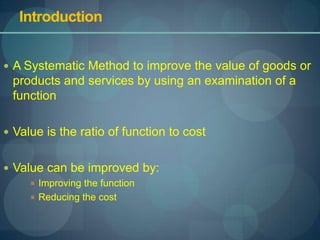 Value engineering | PPT