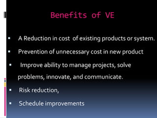 Value engineering | PDF