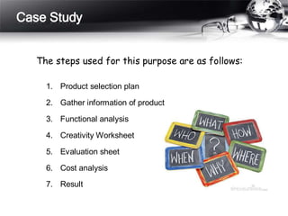 Value engineering | PPT