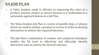 Value Engineering and value analysis with example | PPT