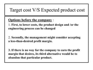 Value Engineering and Target costing.ppt