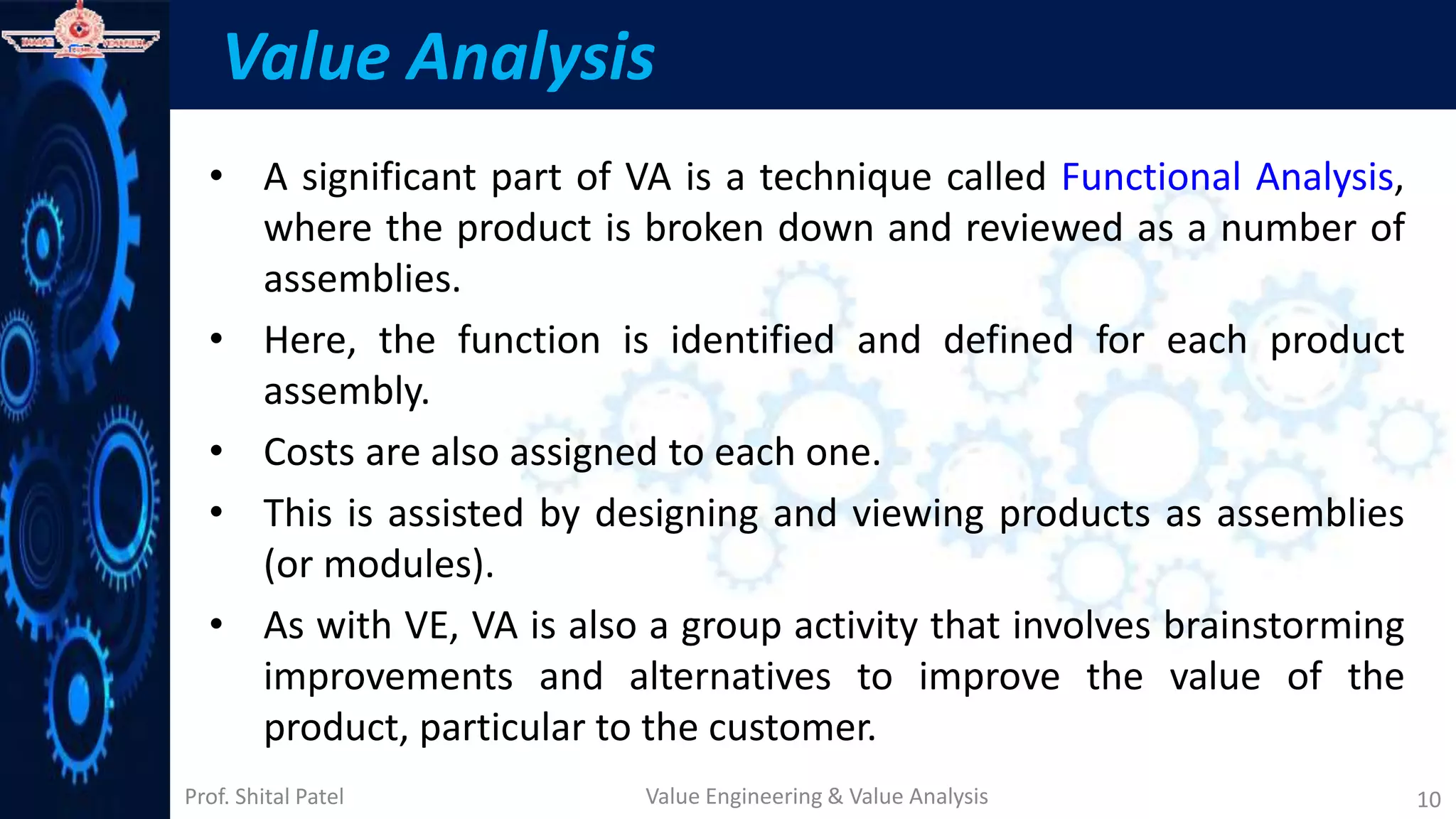 Value Engineering and Value Analysis.pptx