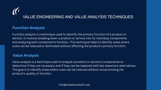 Value Engineering and Value Analysis Services.pptx