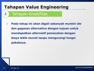 Value engineerinG | PPTX