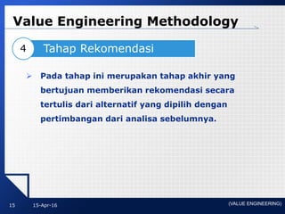 Value engineerinG | PPTX
