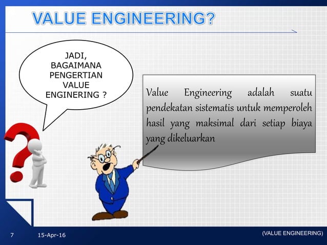 Value engineerinG | PPTX