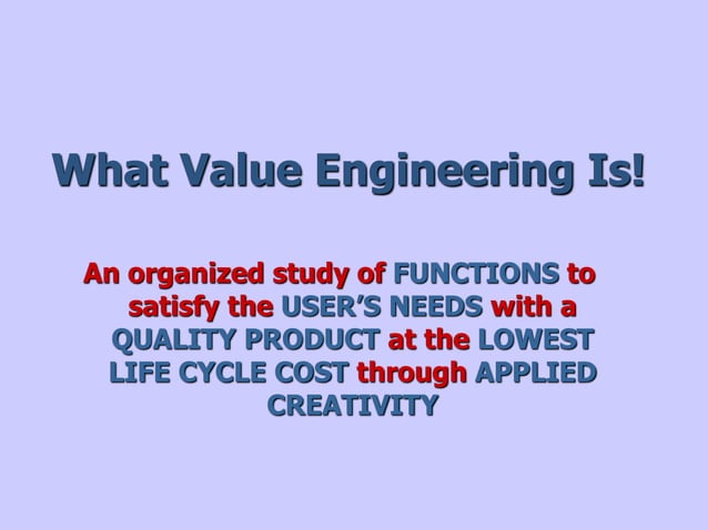 Value addition value engineering presentation | PPT | Civil Engineering ...