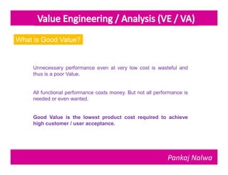 Value Engineering Part 1 | PDF