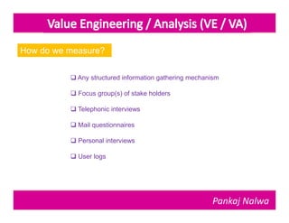 Value Engineering Part 1 | PDF