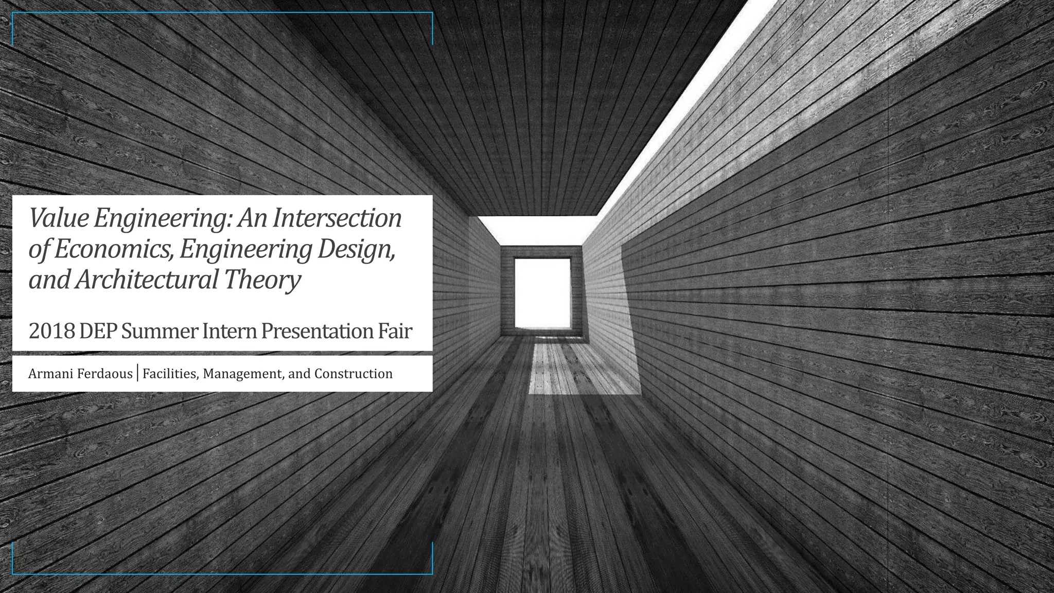 Value Engineering: An Intersection of Economics, Engineering Design ...