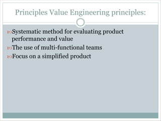 Value engineering significance | PPT