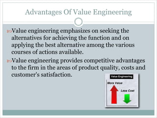 Value engineering significance | PPT