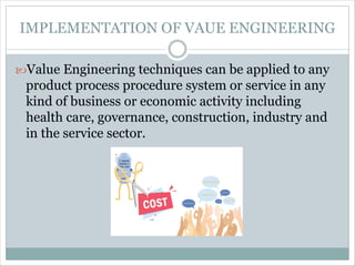 Value engineering significance | PPT